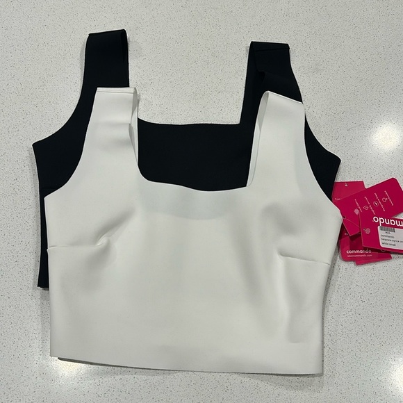 Commando | Tops | Commando Neoprene Square Neck Top Black | Poshmark